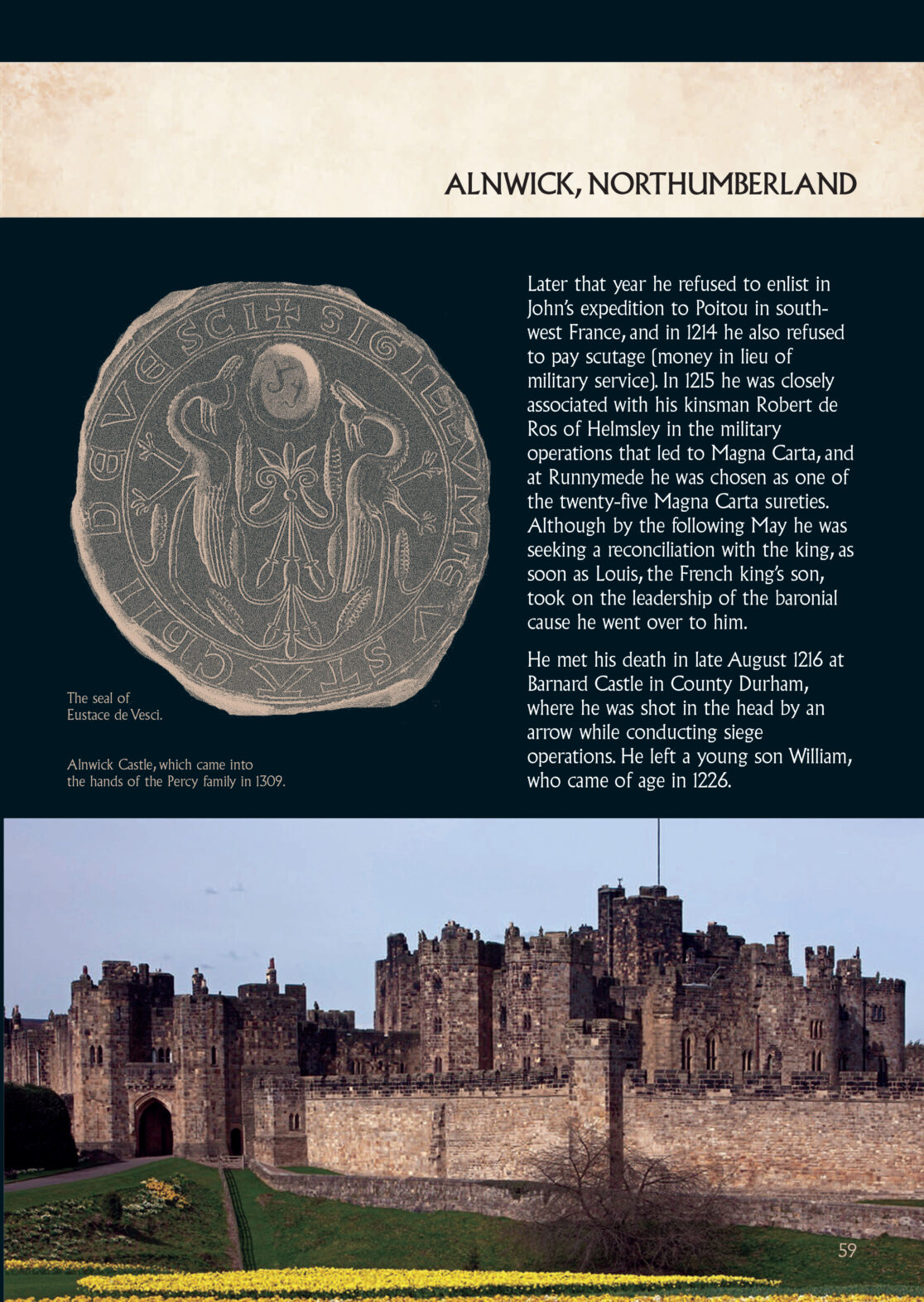 Eustace de Vesci – Frontline States