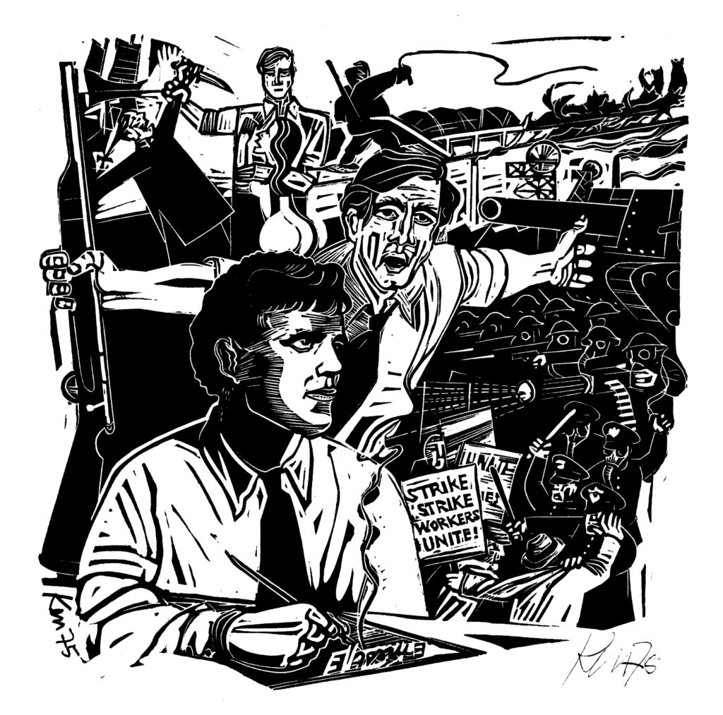 Ken Sprague book covers – Frontline States